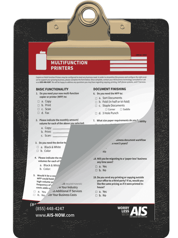 Best Copier Pre-purchase Checklist