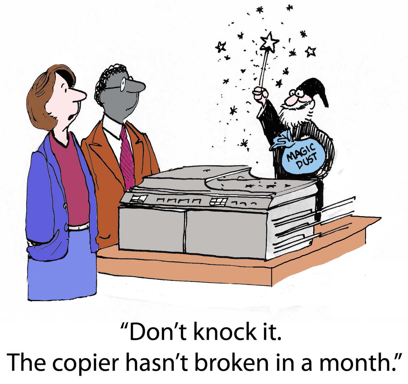 Don't Fix a Broken Copier on Your Own