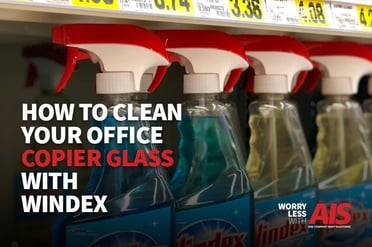 How-To Clean Your Office Copier Glass with Windex